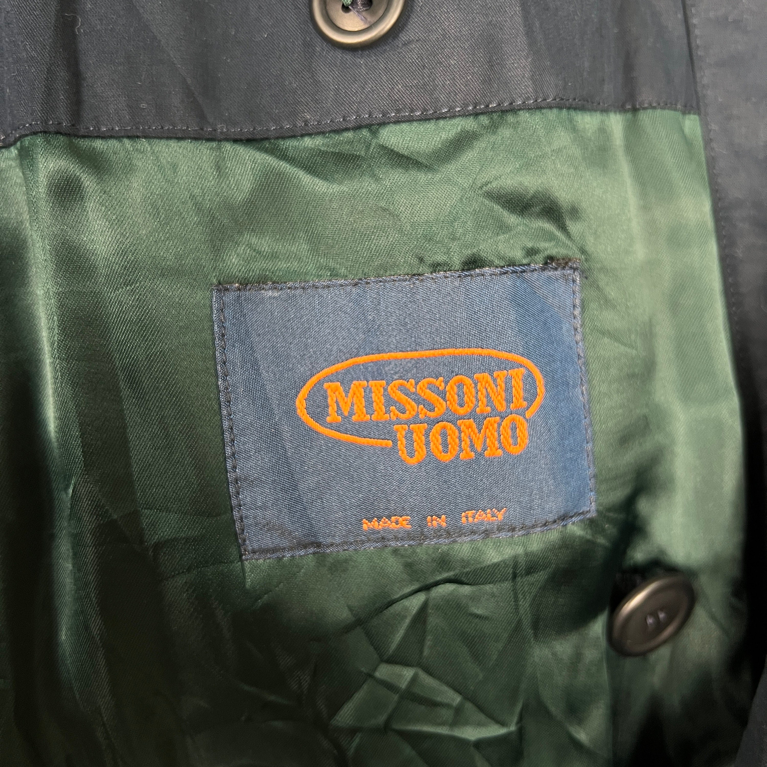 Missoni Uomo Trench Coat Made in Italy Size 54/large - Etsy