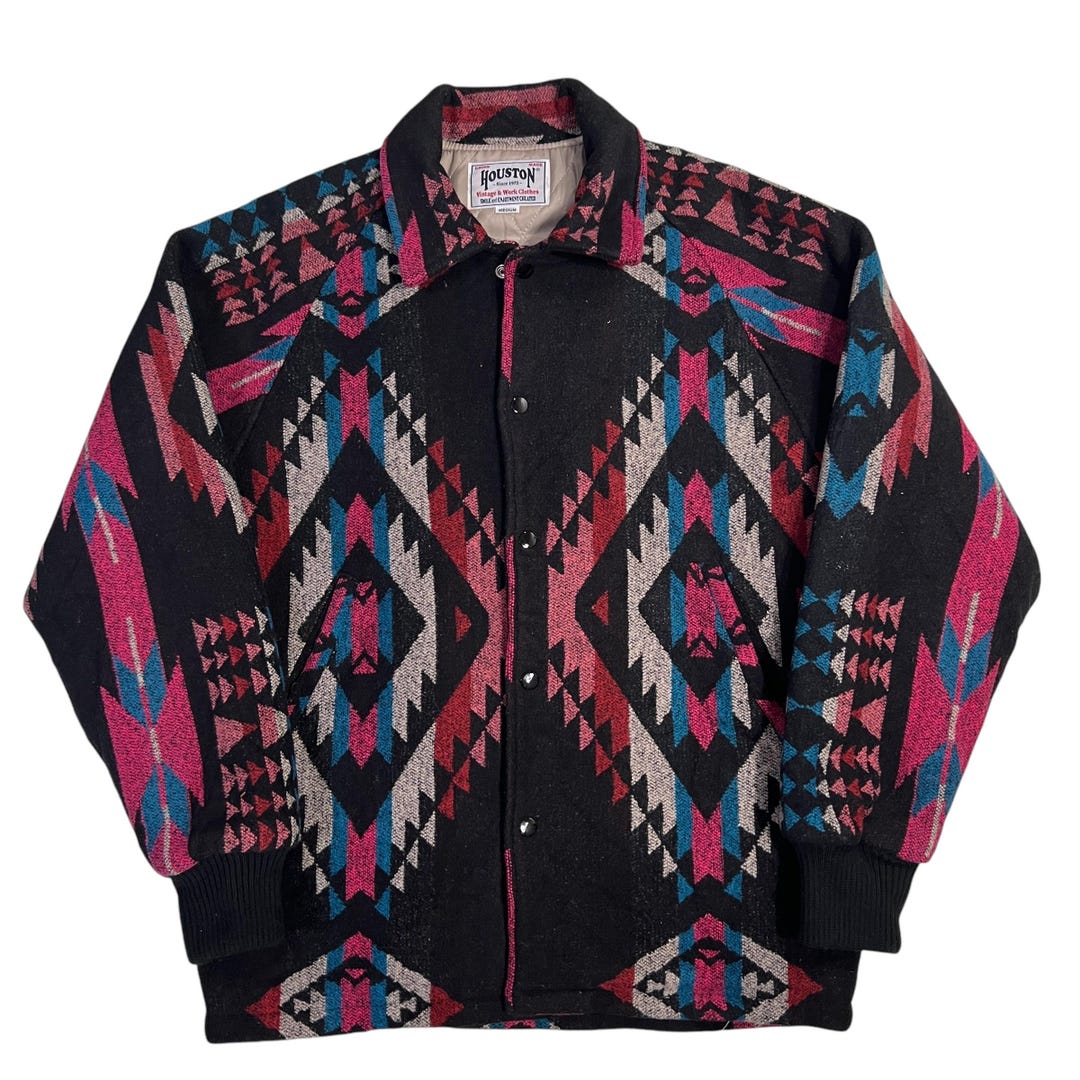 Vintage Houston Aztec Navajo Jacket, Union Made, Size M - Etsy