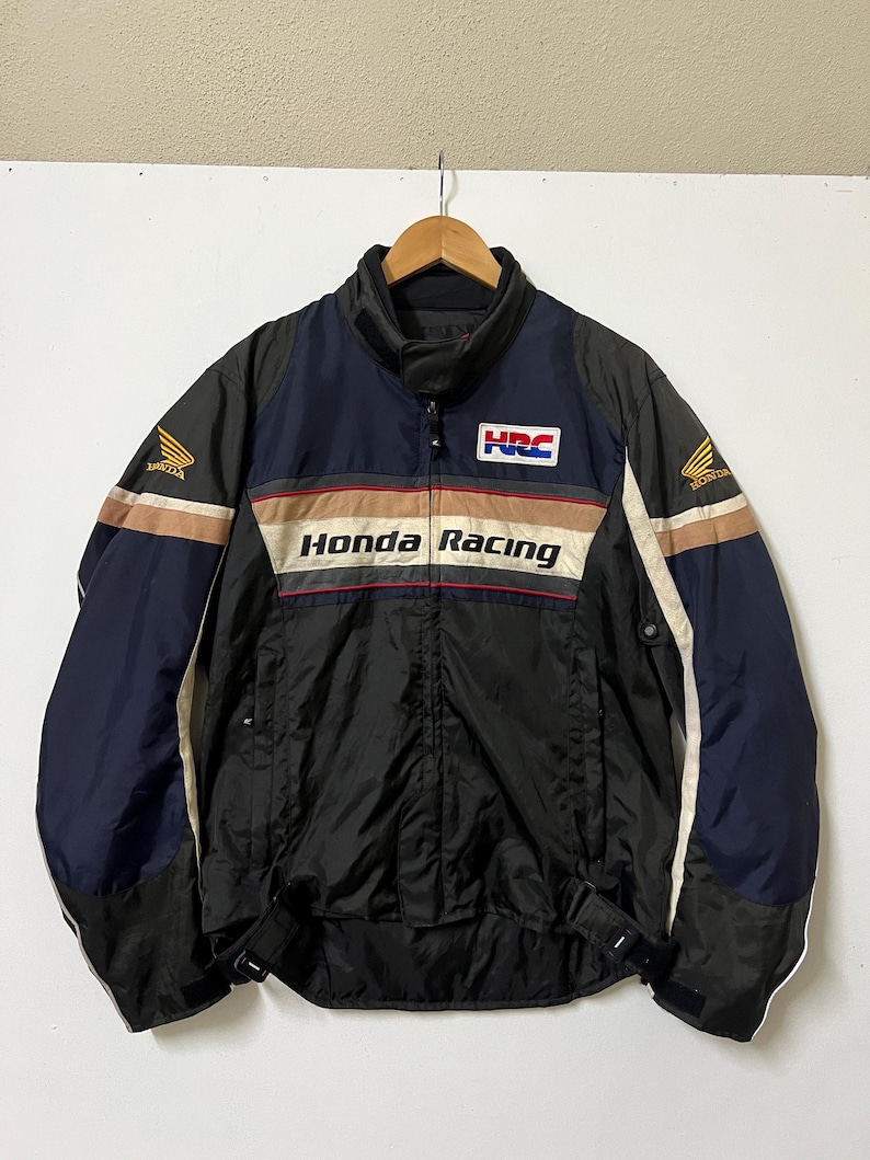 Vintage Honda Racing Team Riding Rider Moto Jacket Size L - Etsy