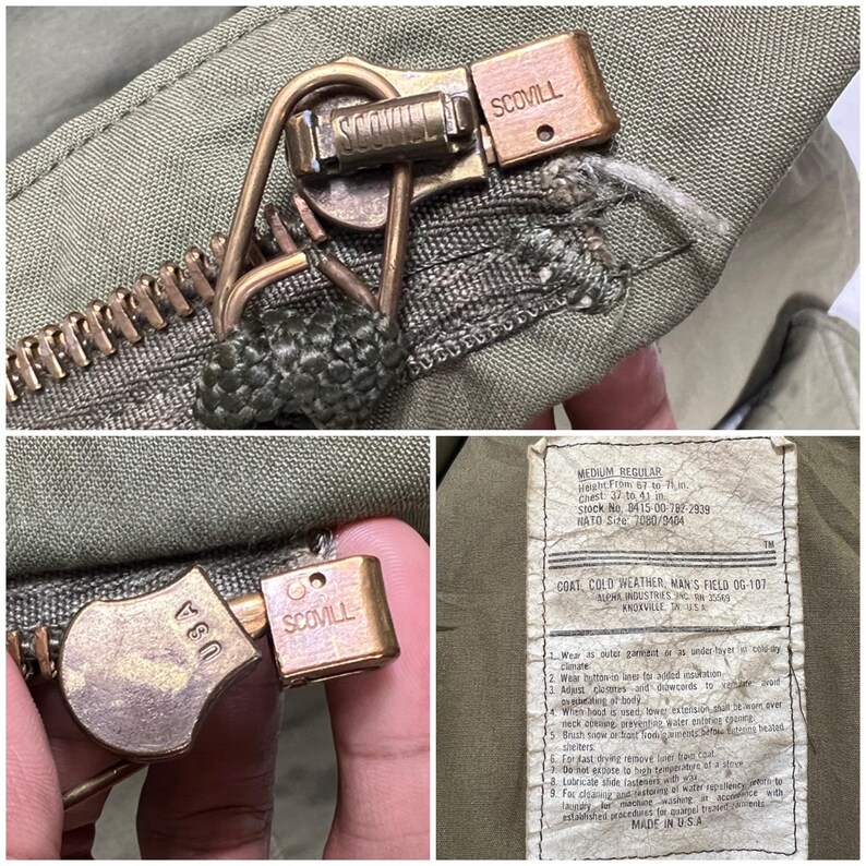 Vintage US Army Alpha M-65 Field Jacket, Size M - Etsy