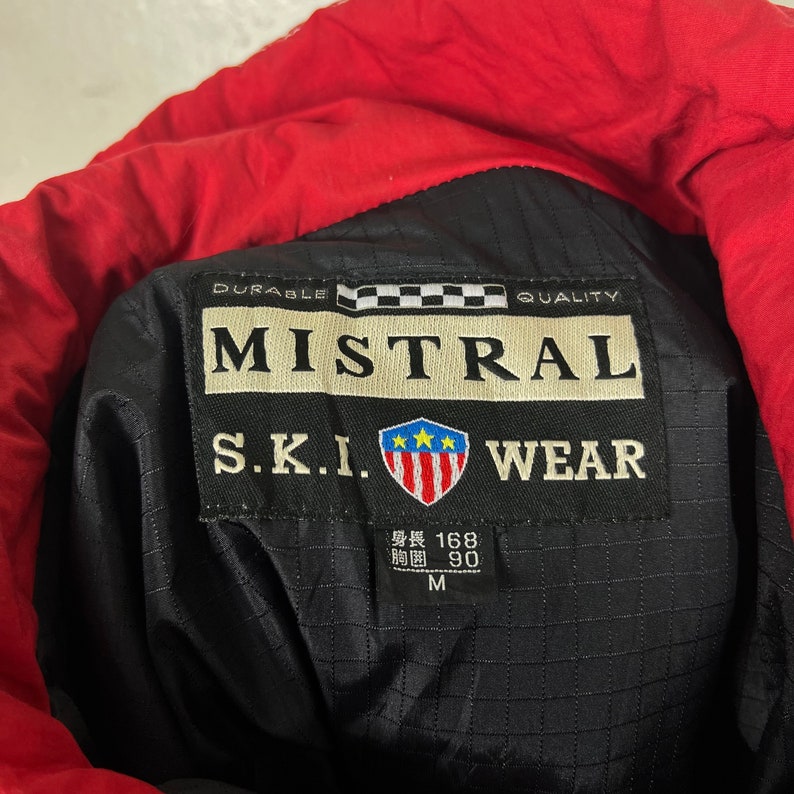 Vintage Mistral Anorak Insulate Ski Racing Jacket - Etsy