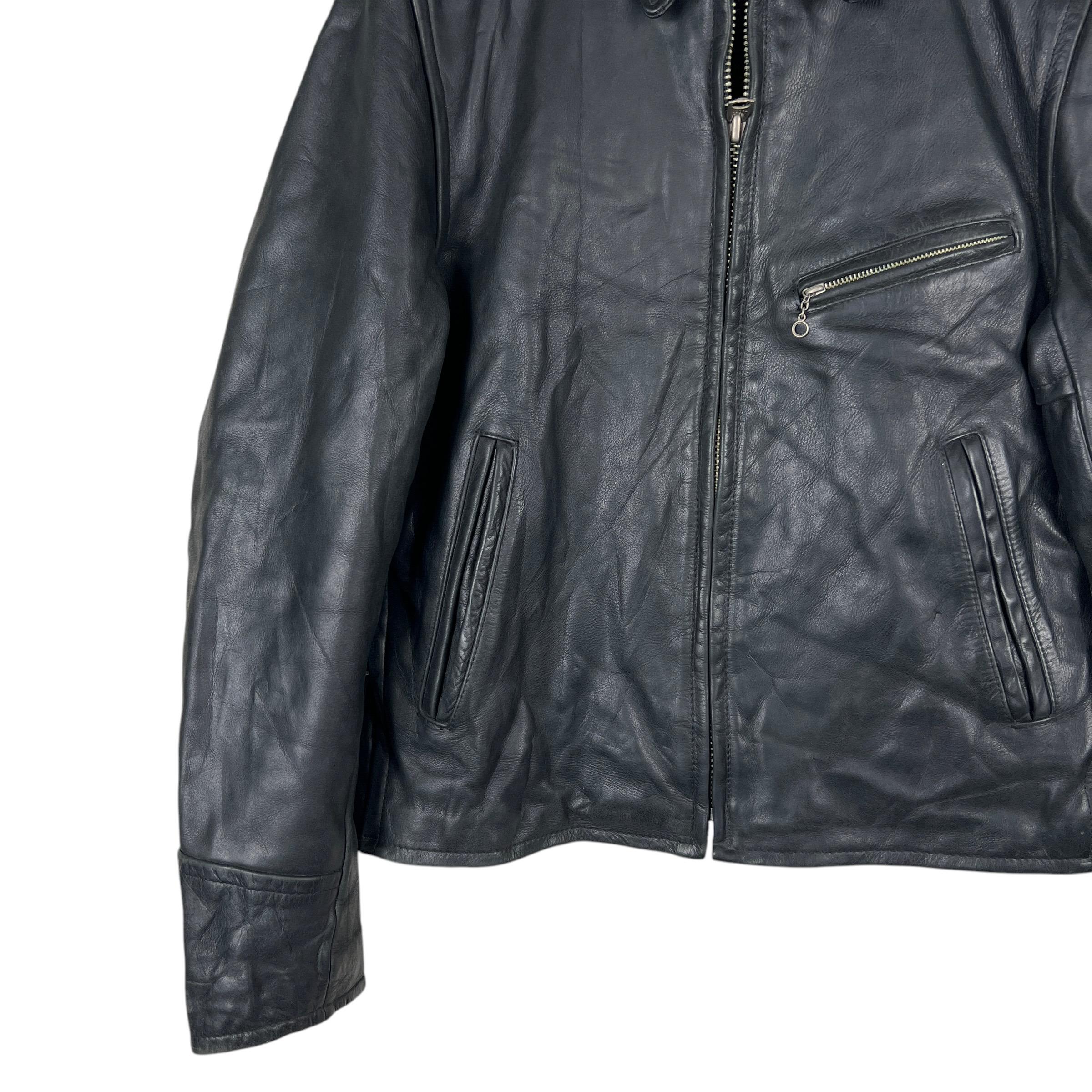 Rare Vintage RBC Legend Jacket Steerhide Real Leather Japanese Cafe ...