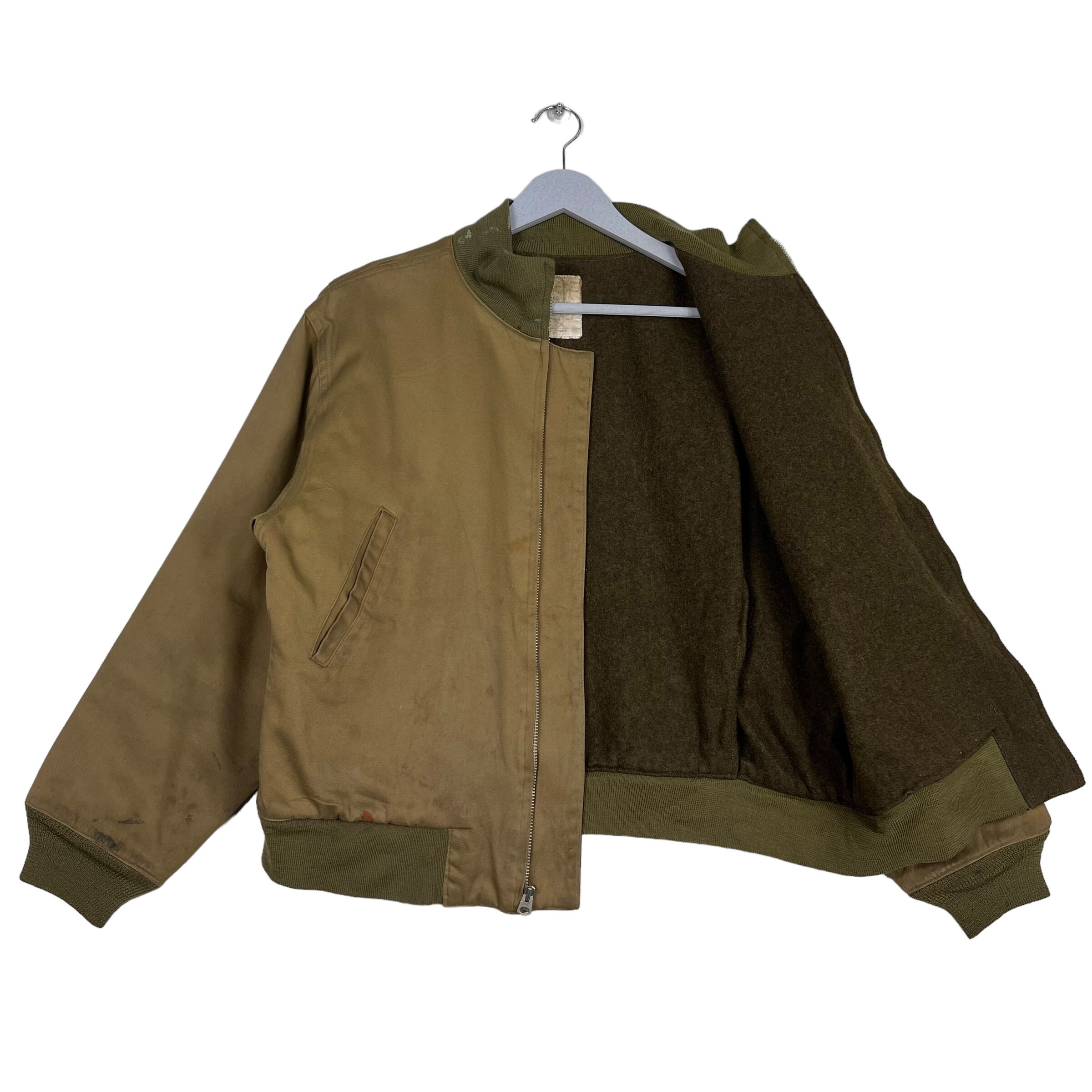 Repro 40s Vintage Wwll Tanker Bomber Jacket Talon Zipper - Etsy