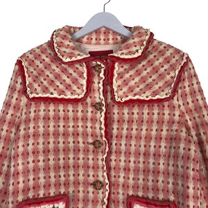 Top Japanese Brand Vintage Pink House Tweed Style Jacket Made in Japan ...