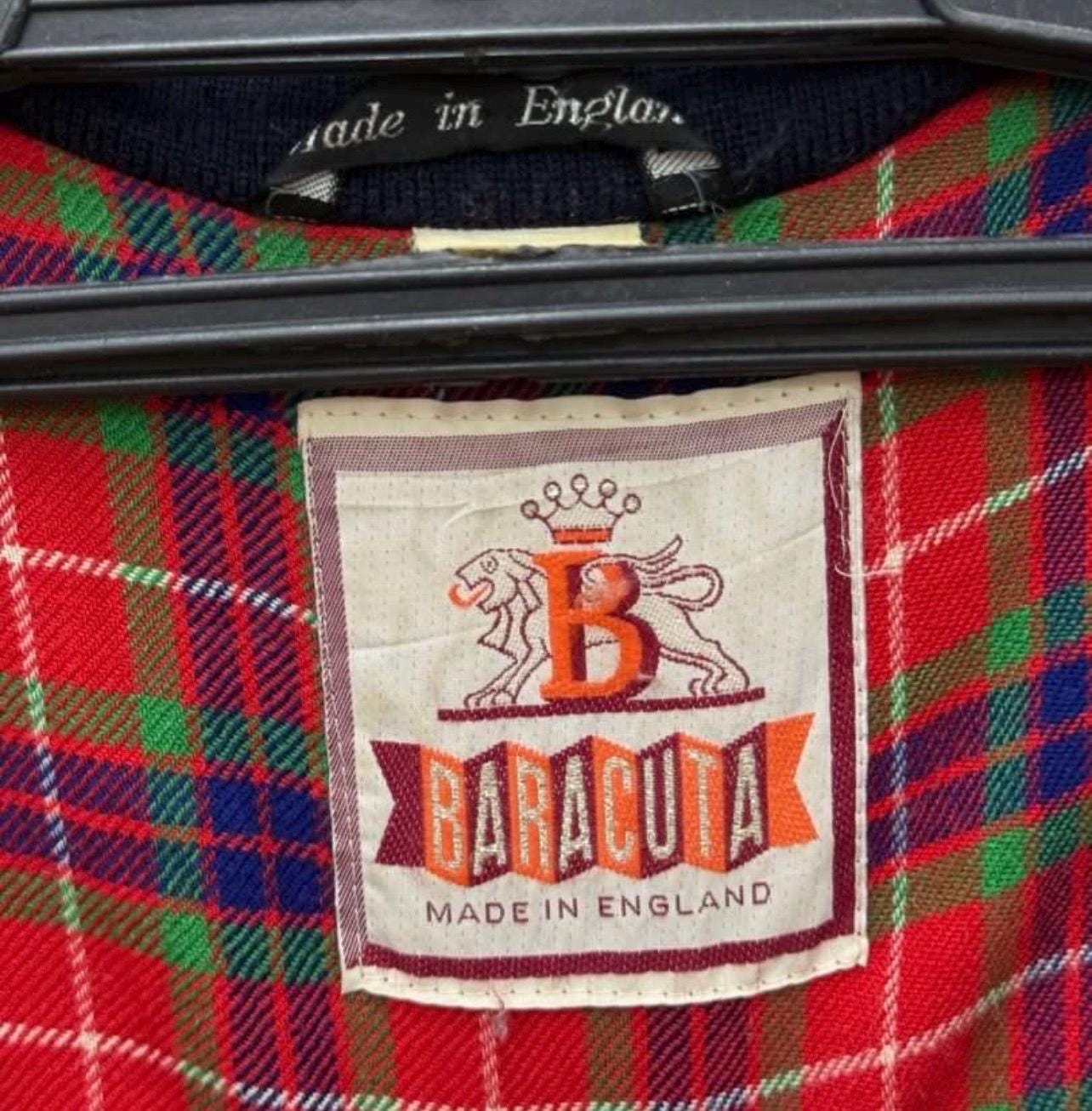 Vintage Baracuta Navy Blue G9 Harrington Jacket Cashmere and Wool ...