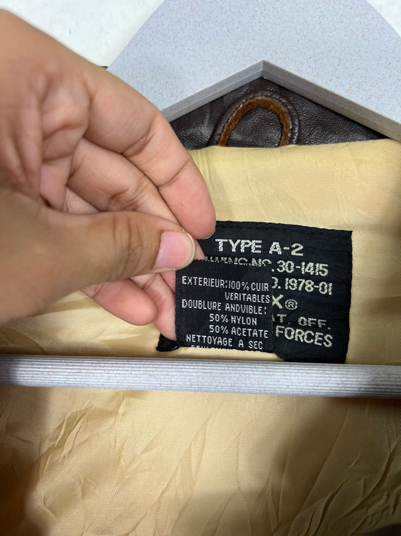 Rare Vintage Avirex Type A-2 Leather Jacket - Etsy