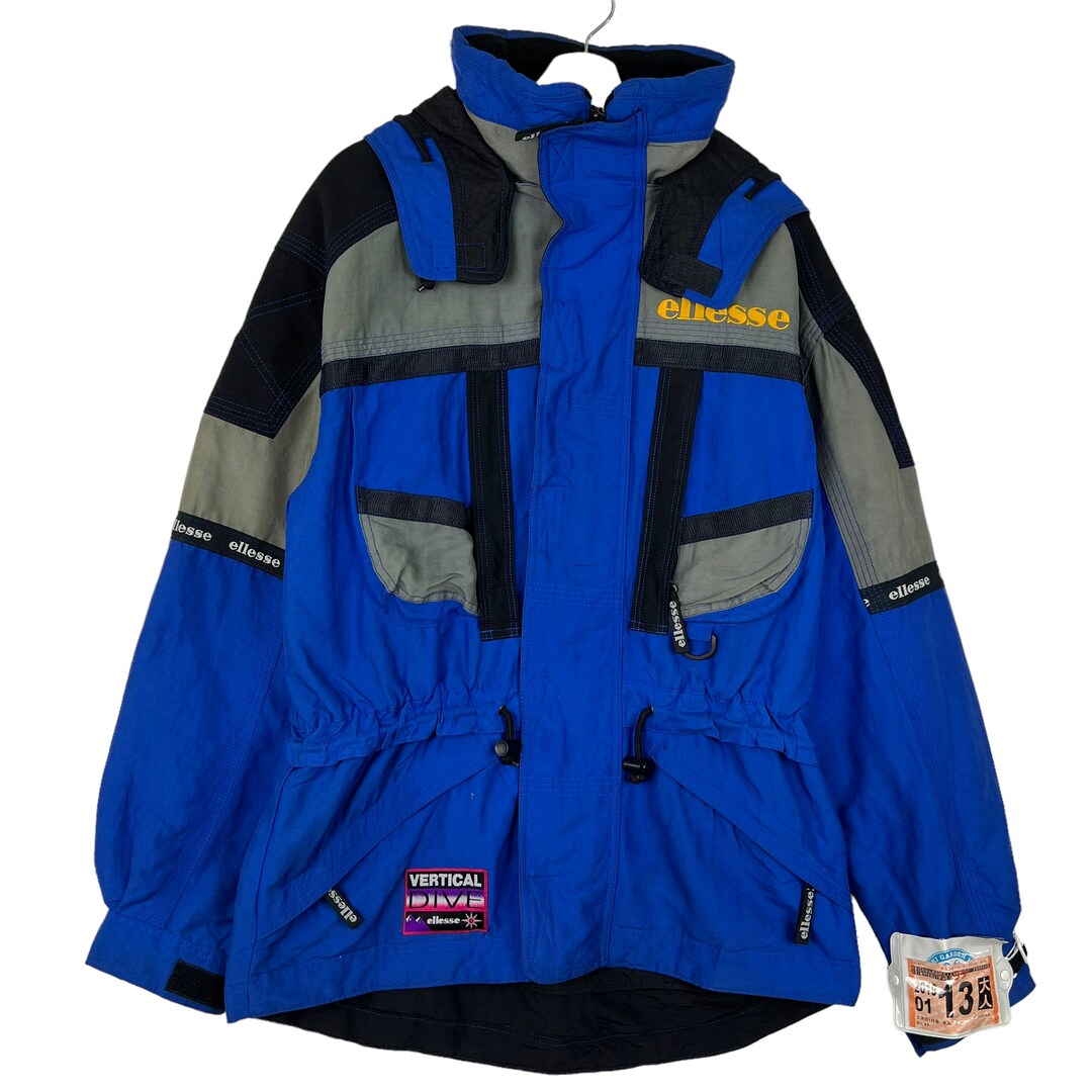 Vintage Ellesse Dive Vertical Astro Ski Racing Jacket Made in Japan ...