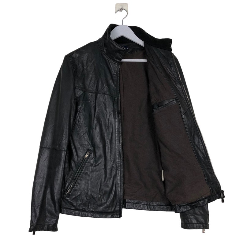 Incertus by Tokishirazu Leather Moto Rider Jacket - Etsy
