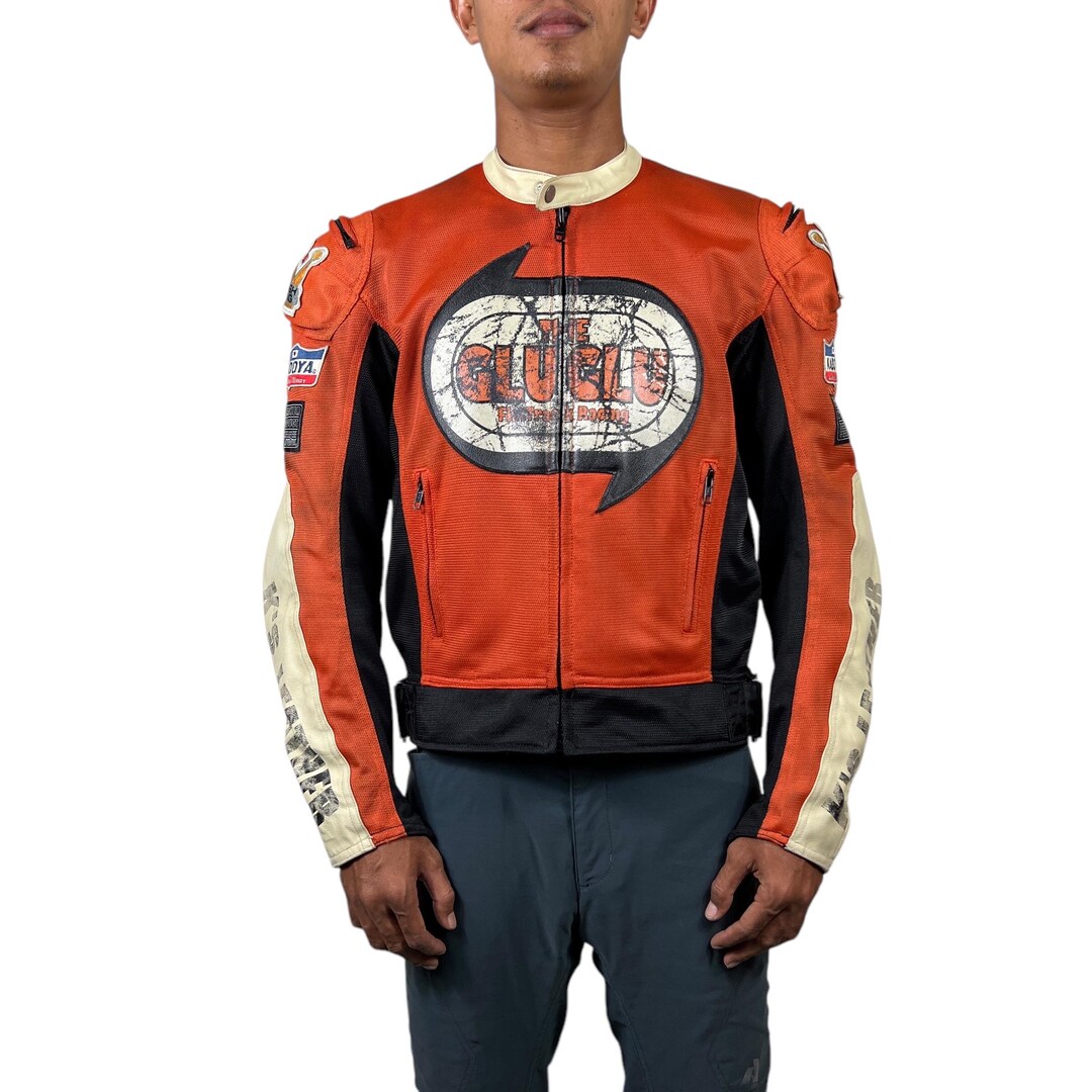 Vintage K's Kadoya Leather Riding Moto Jacket Size L - Etsy