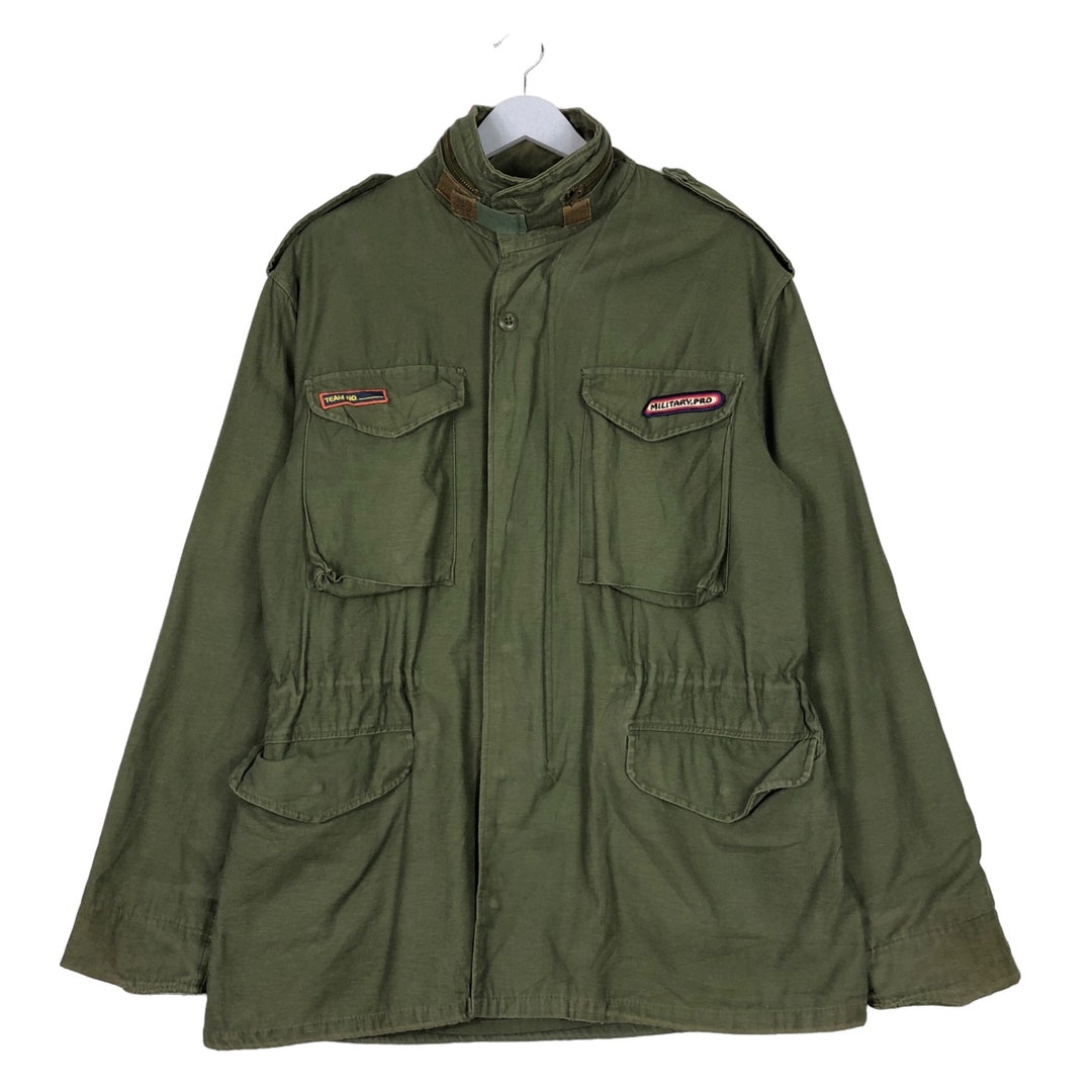 Vintage M-65 Field Military Jacket Scovill Zipper Us Military Field ...