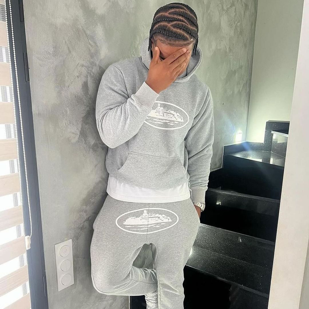 Corteiz Tracksuit Grey Set - Etsy