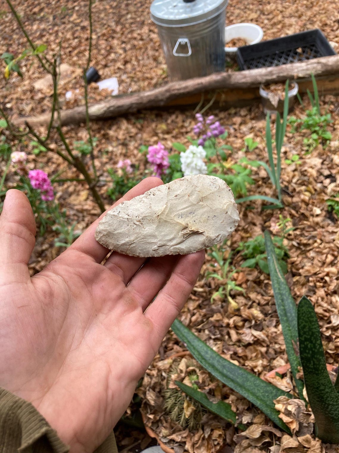 Ancient Pre-colombian Kansas Native American Ovate Stone Knife Blade ...