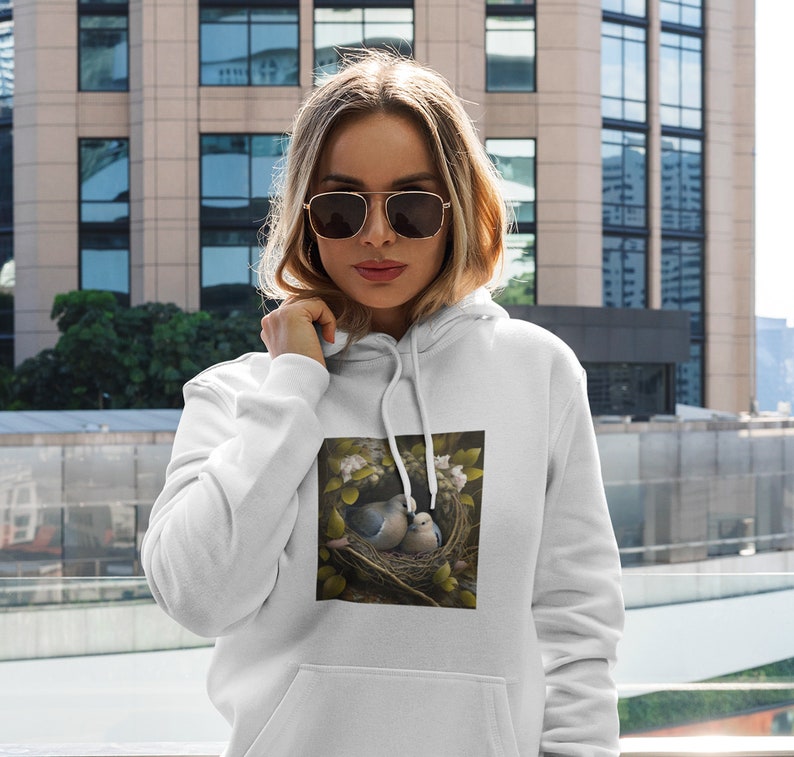 Digital Download Picture Image for Print Nesting Doves in Love Romantic ...