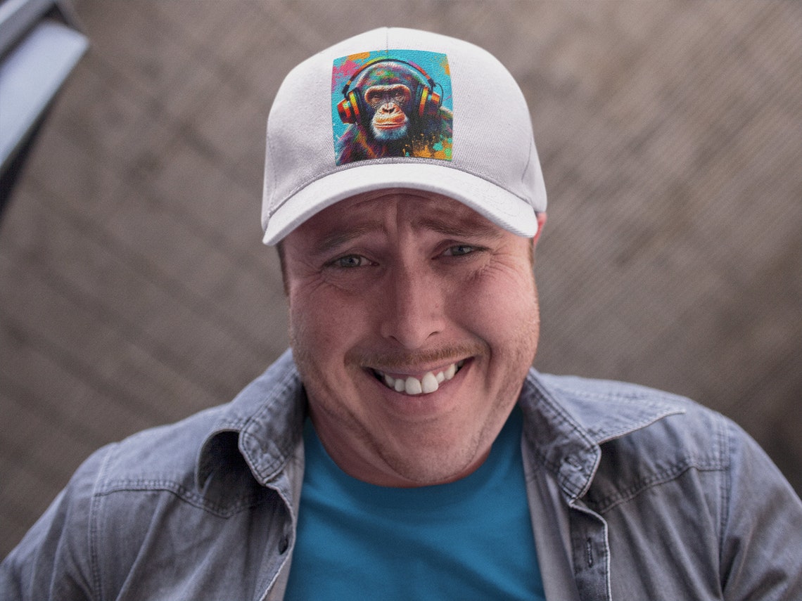 Digital Picture for Print Pop Art MONKEY Wearing Headphones. Download ...