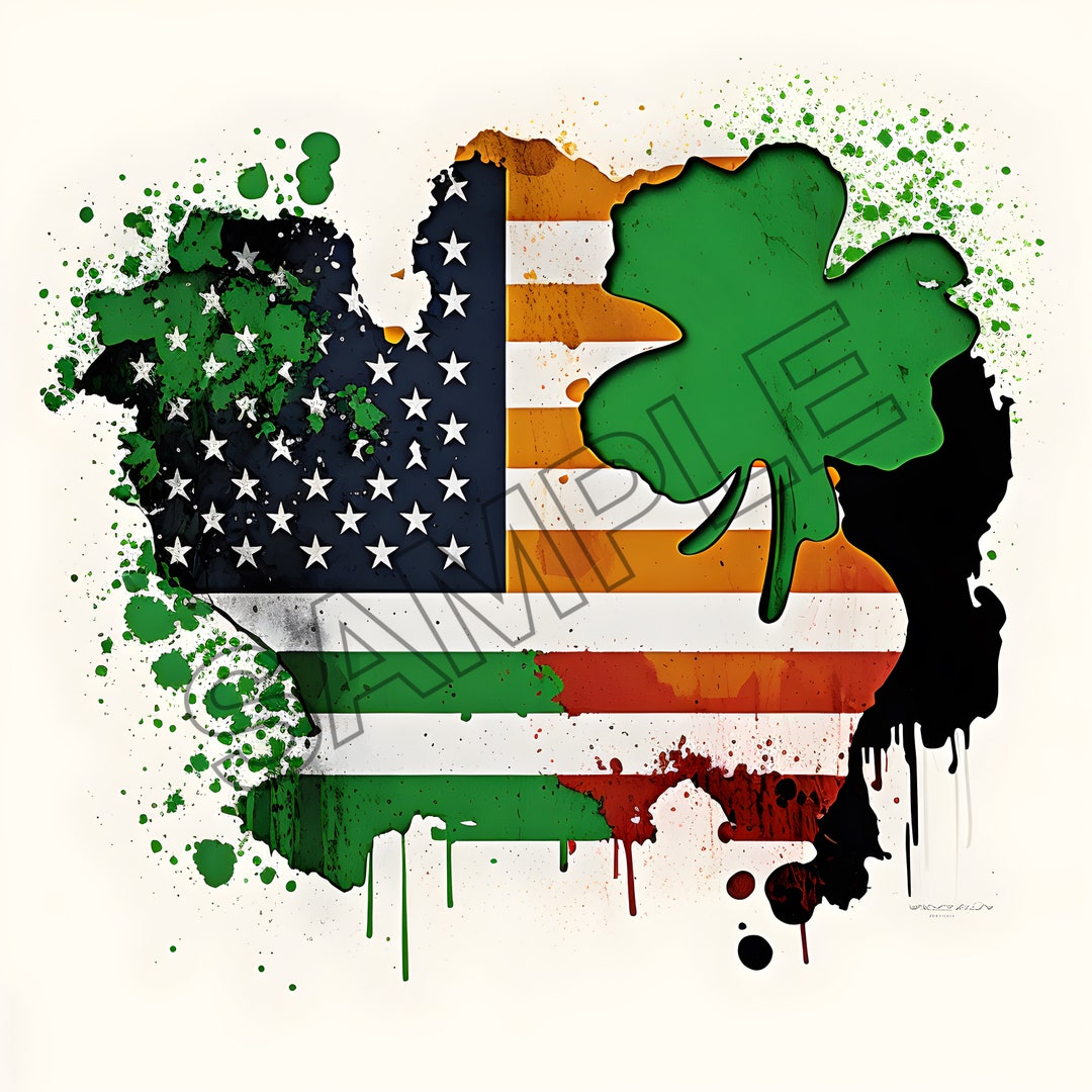 Download Digital Image Picture for Print Irish American Ireland USA ...