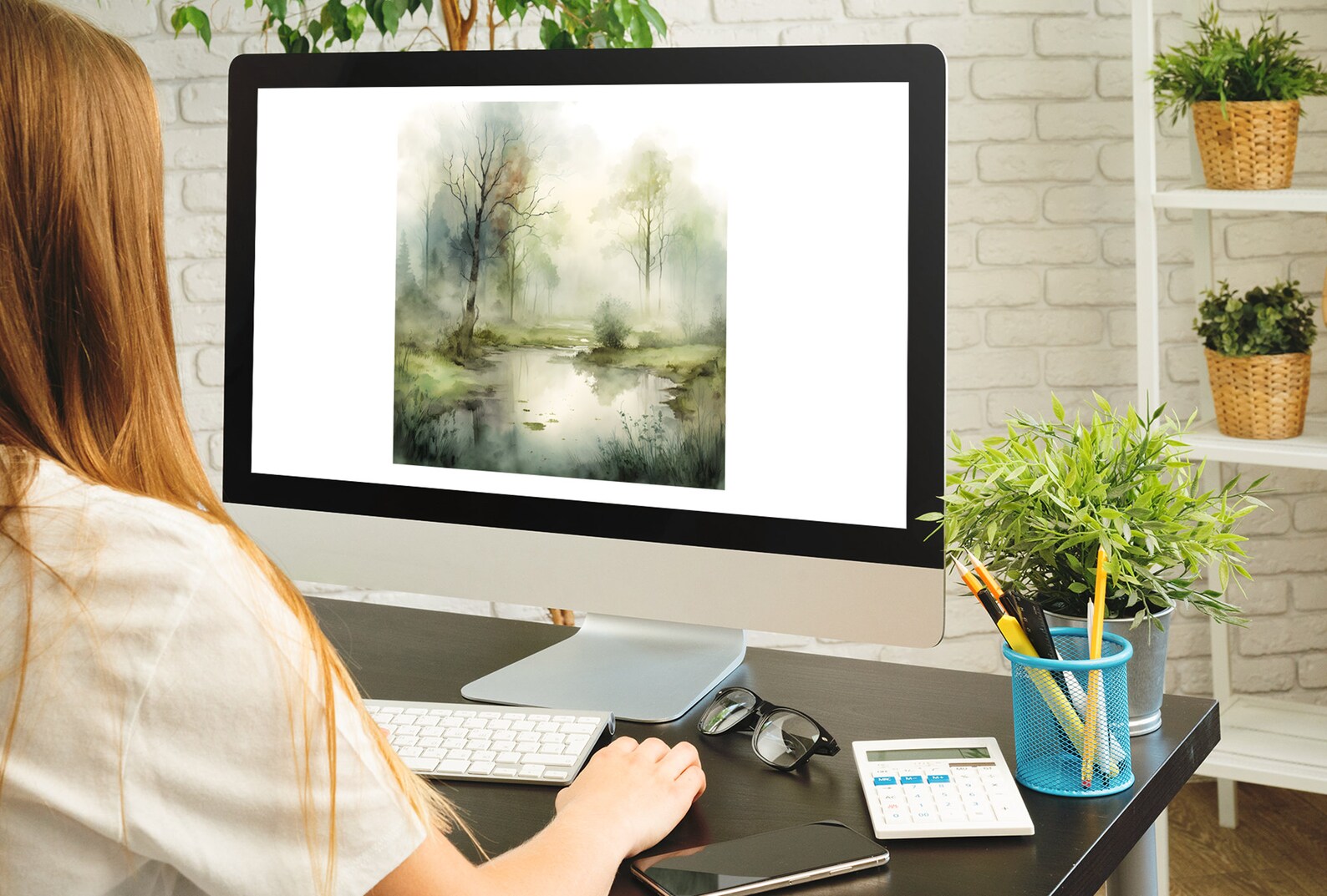 Digital Download Image Picture for Print Peaceful Country Restful ...