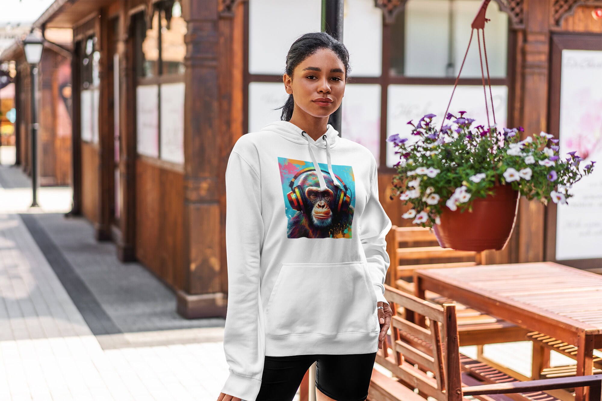 Digital Picture for Print Pop Art MONKEY Wearing Headphones. Download ...