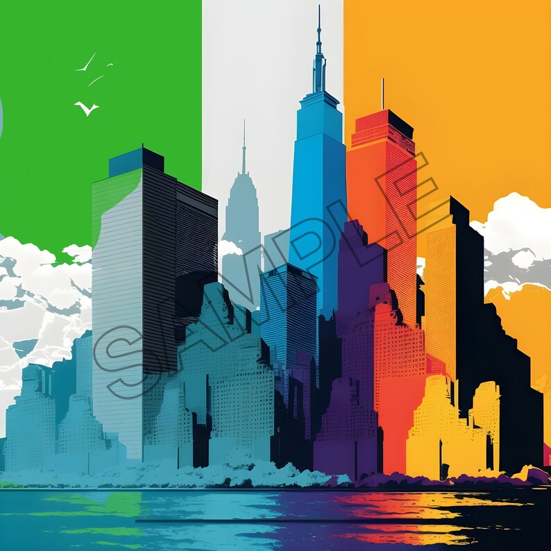 Digital Download Picture Image for Print Irish American New York USA ...