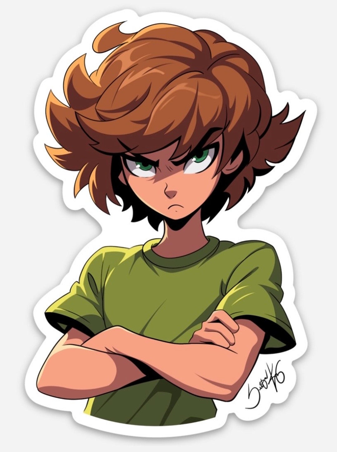 Shaggy Style Decal: 70s Inspired Sticker for Cool Cats by Sutton Kane ...