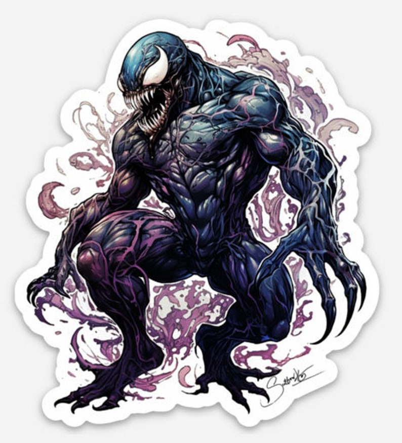 Venom Vs Carnage Sticker Pack by Sutton Kane - Etsy