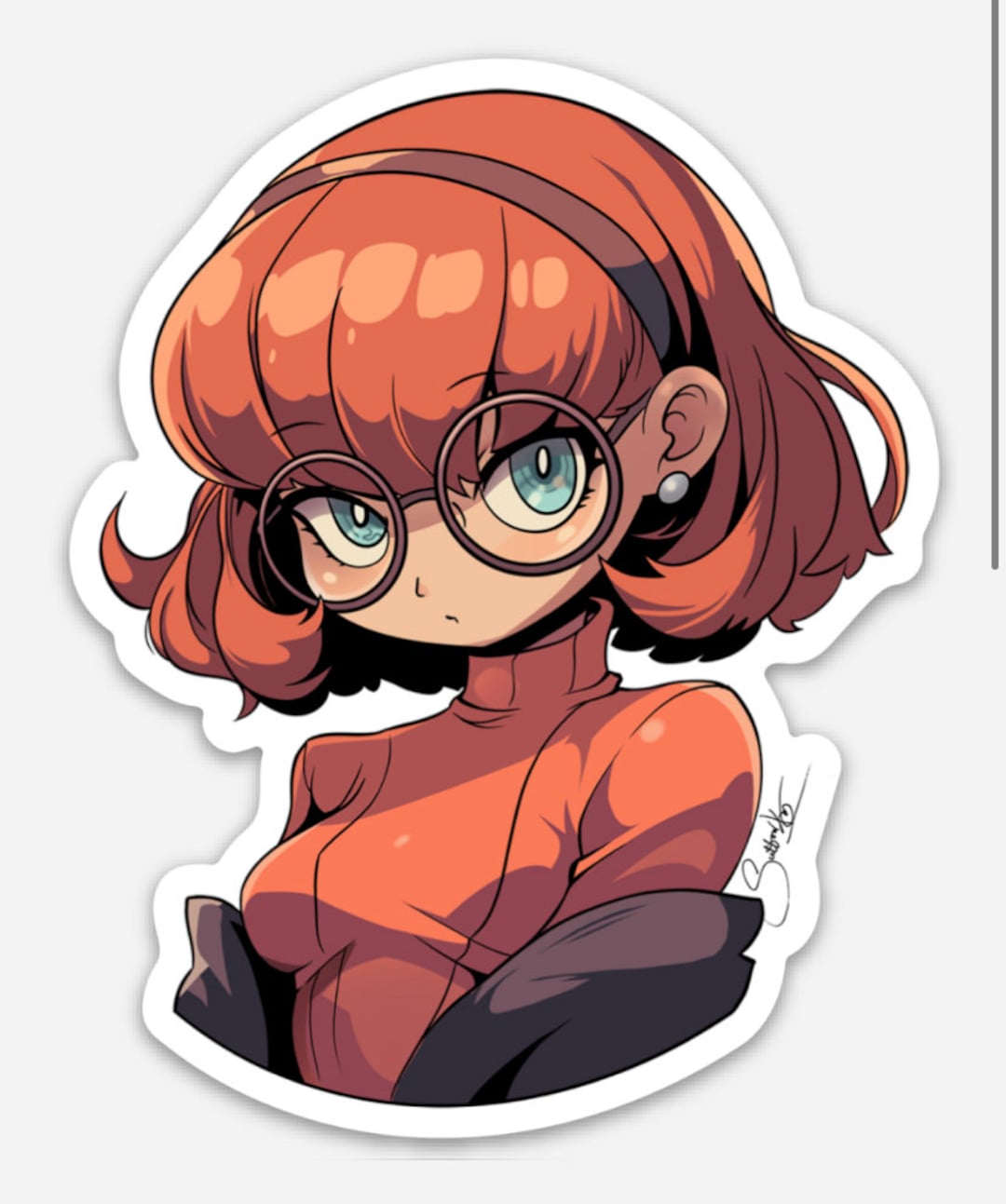 Geek Girl Detective: Velma Dinkley Sticker by Sutton Kane - Etsy
