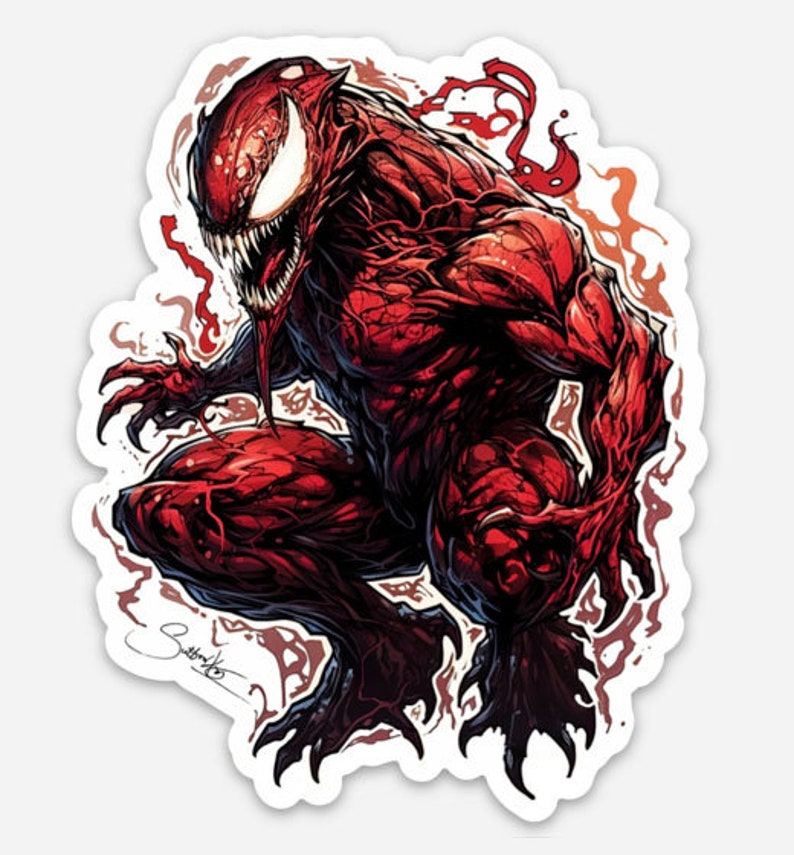 Venom Vs Carnage Sticker Pack by Sutton Kane - Etsy