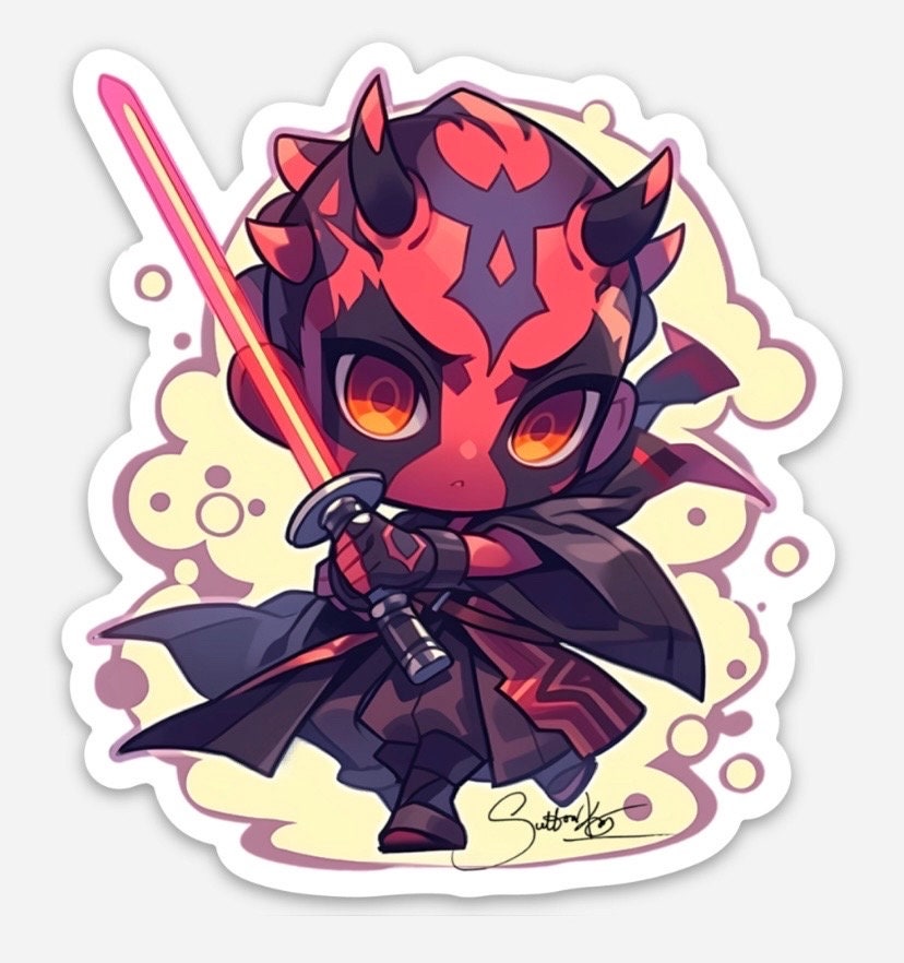 Sith Lord: Darth Maul Sticker - Etsy
