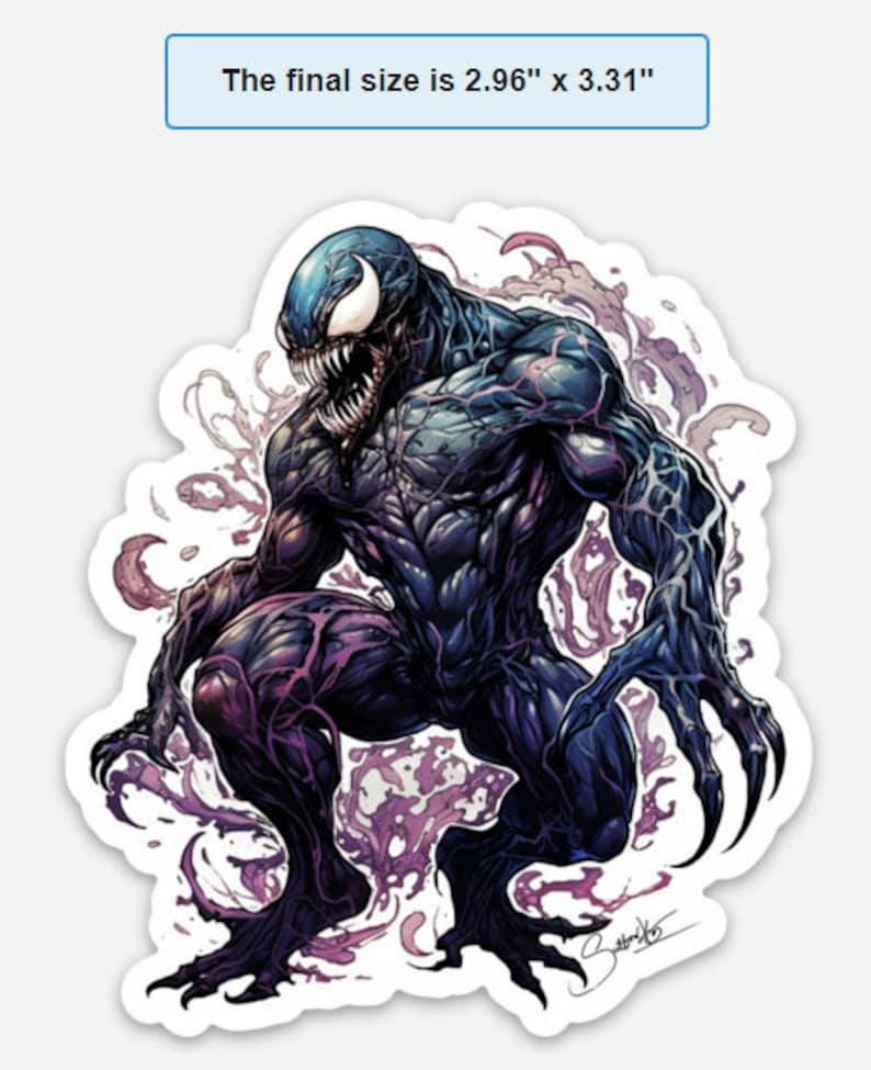 Venom Vs Carnage Sticker Pack by Sutton Kane - Etsy