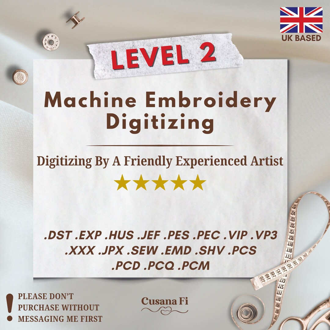 Custom Machine Embroidery Files | Digitizing Service | Fast & Friendly ...