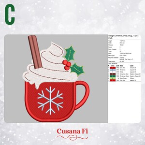Christmas Holly Berry Cinnamon Hot Cocoa With Whipped Cream Machine ...