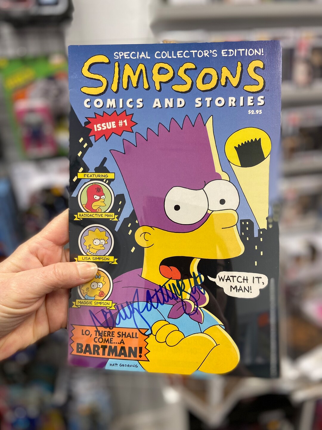 Simpsons Comics and Stories Issue 1 Signed by Nancy - Etsy UK
