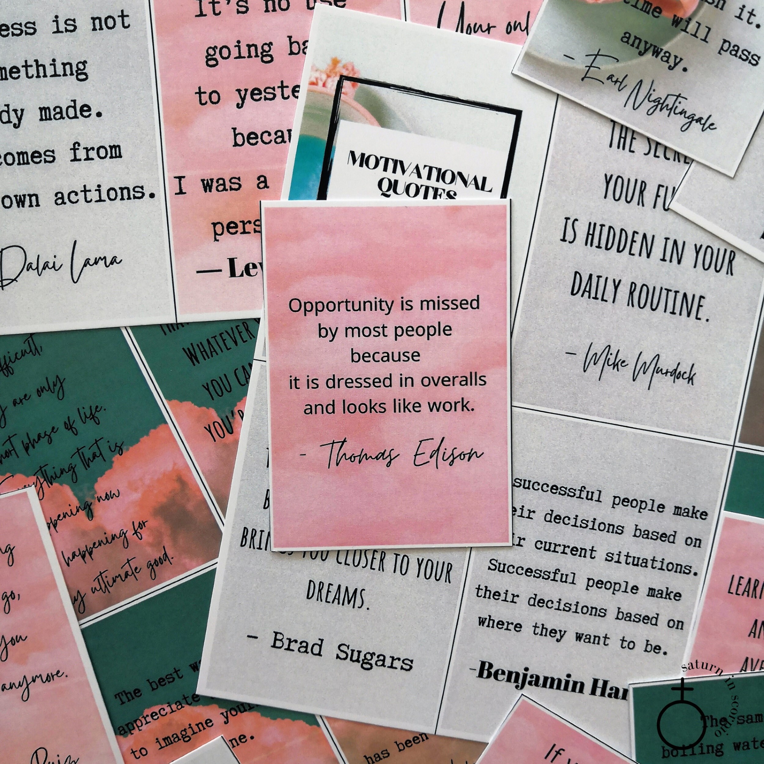 Printable Affirmation Cards for Success Flash Card Deck for Motivation ...