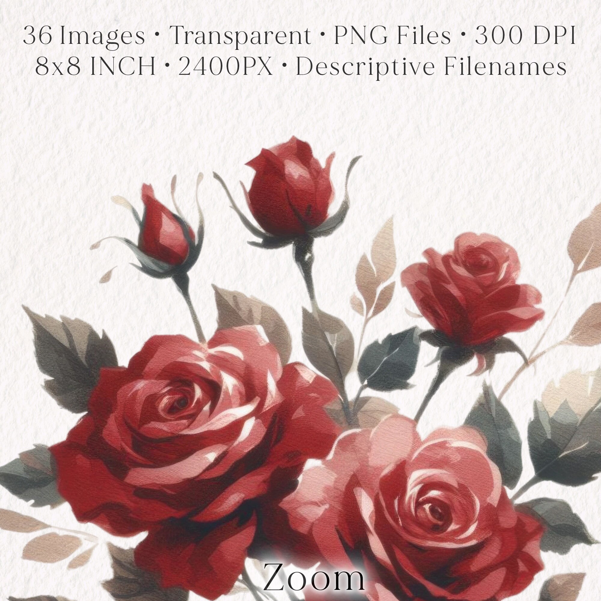 Victorian Rose Clipart Watercolor Vintage Flowers, Lady PNG, Scrapbook ...