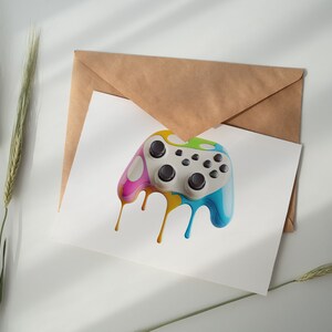 Melting Gaming Controller Clipart Bundle PNG 10 High Quality Pngs ...