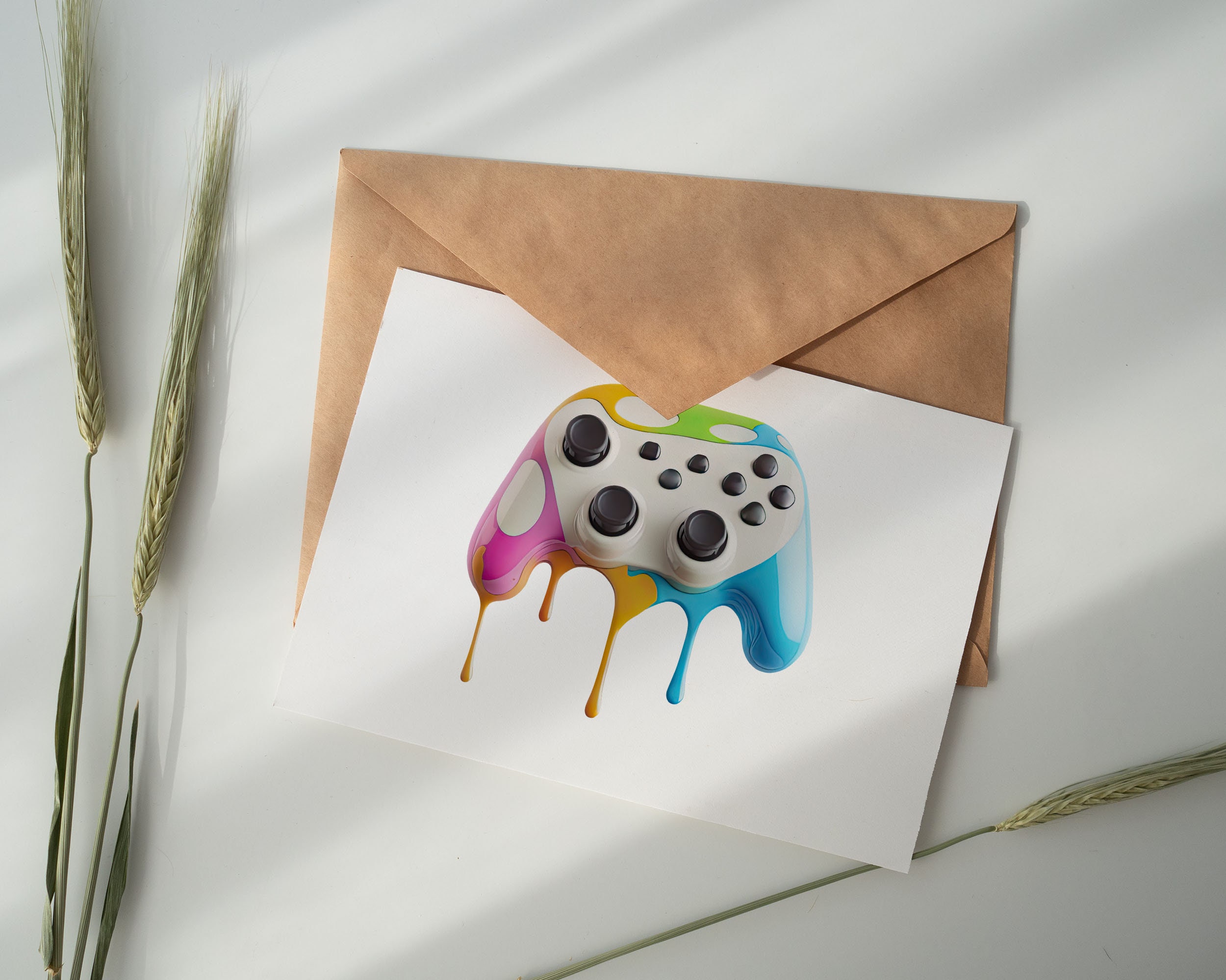 Melting Gaming Controller Clipart Bundle PNG 10 High Quality Pngs ...