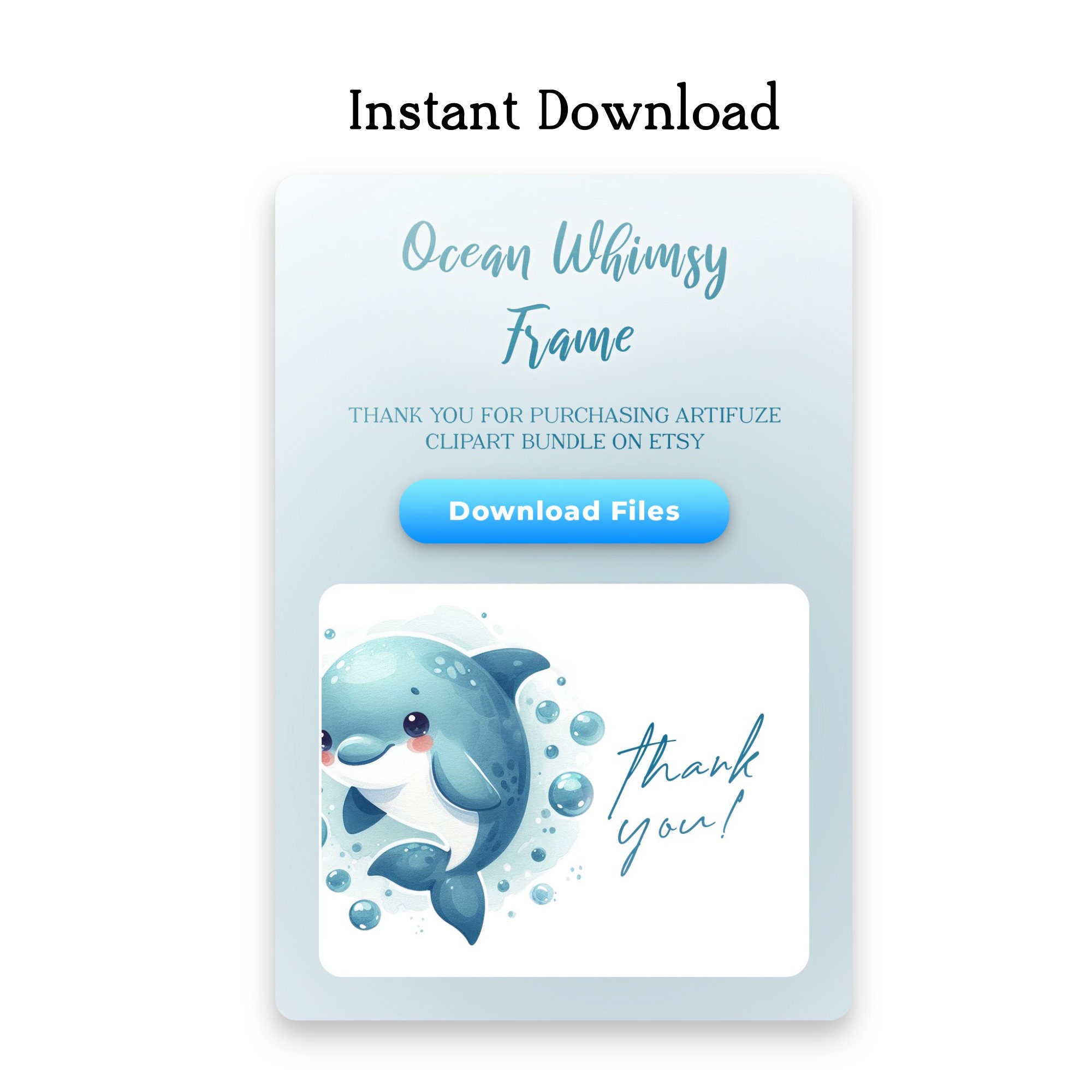 Watercolor Undersea Wreath Clipart, Nautical Frame PNG, Nursery Decor ...