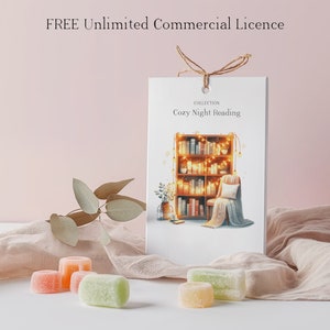Cozy Reading Corner Clipart Bundle - Watercolor Night Reading ...