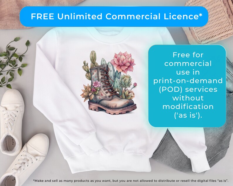 Cute Cactus Boots Clipart Bundle PNG Suitable for - Etsy