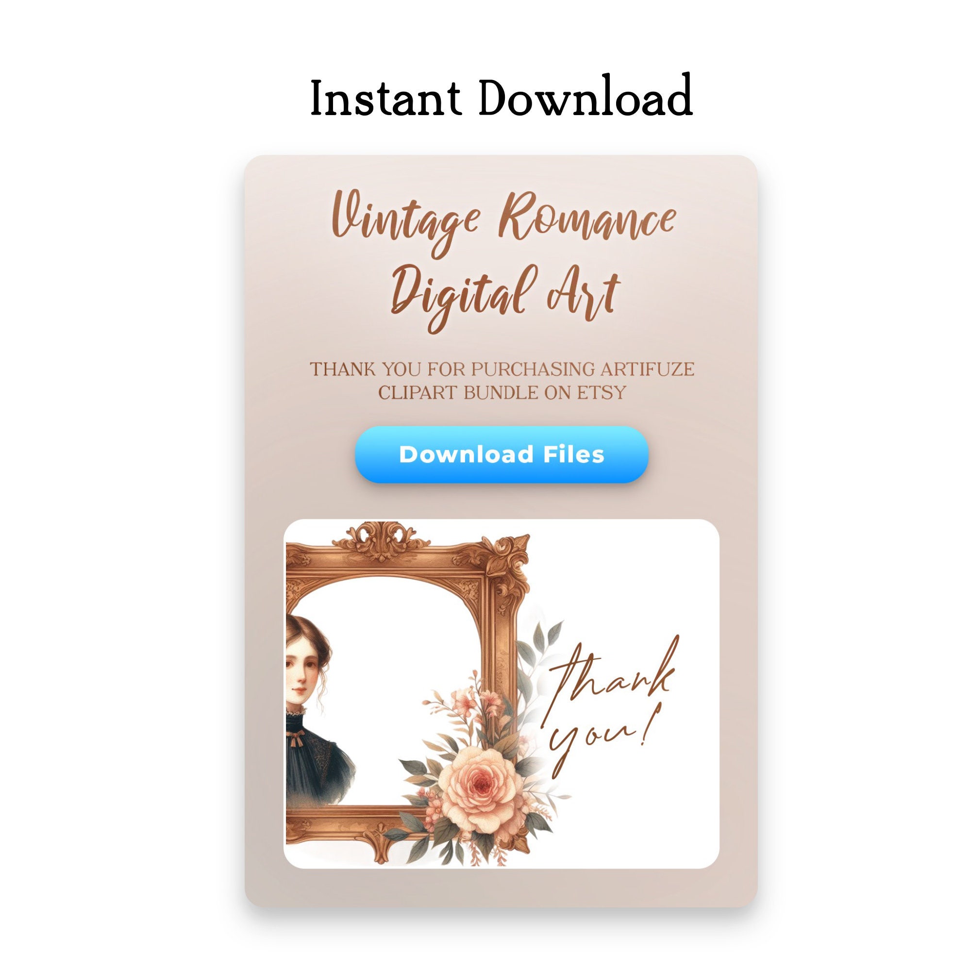 Vintage Romance Watercolor Clipart Bundle Regency Elizabeth Bennet ...