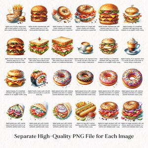 Fast Food Clipart Bundle - Burger, Pizza, Taco, Sandwich, Ramen, Hotdog ...
