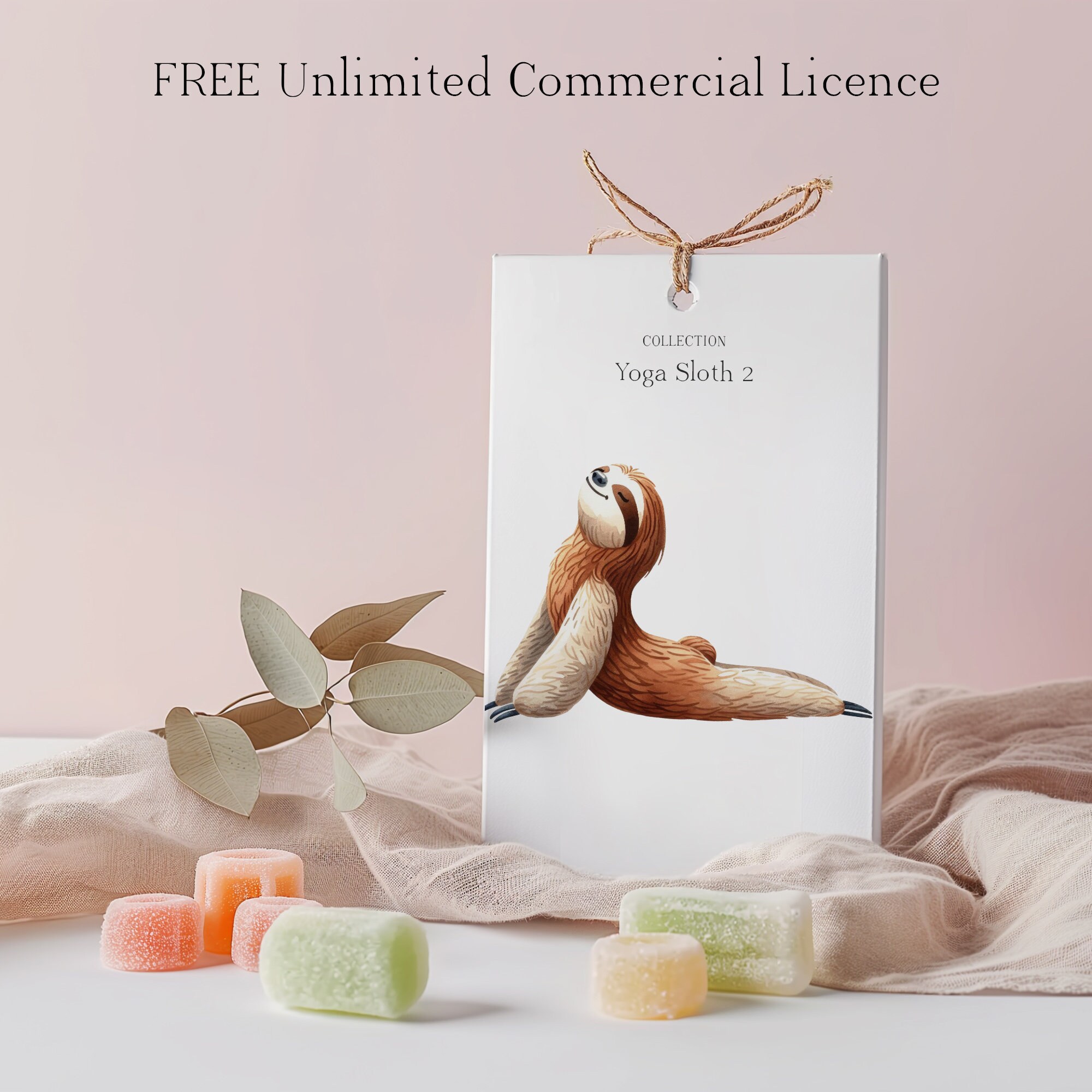 Yoga Sloth Watercolor Clipart Bundle 25 PNG Images of Relaxing Sloths ...