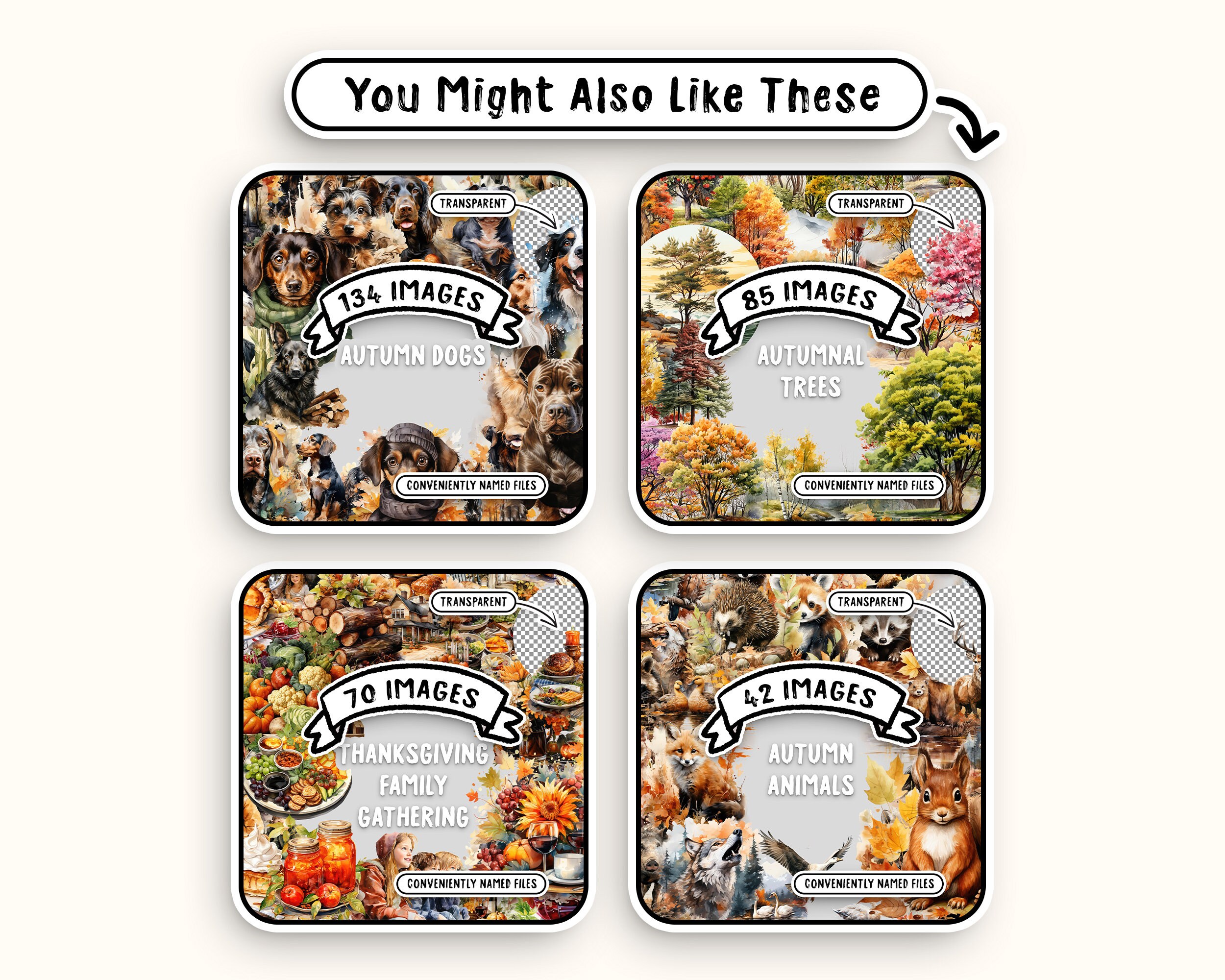 Advent Calendar Watercolor Clipart Bundle 156 PNG Transparent Images ...