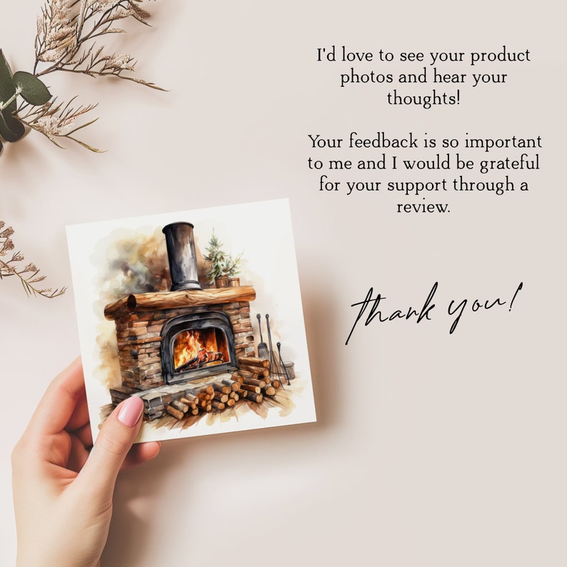 Cozy Fireplace Watercolor Clipart Bundle 39 Transparent PNG Images of ...