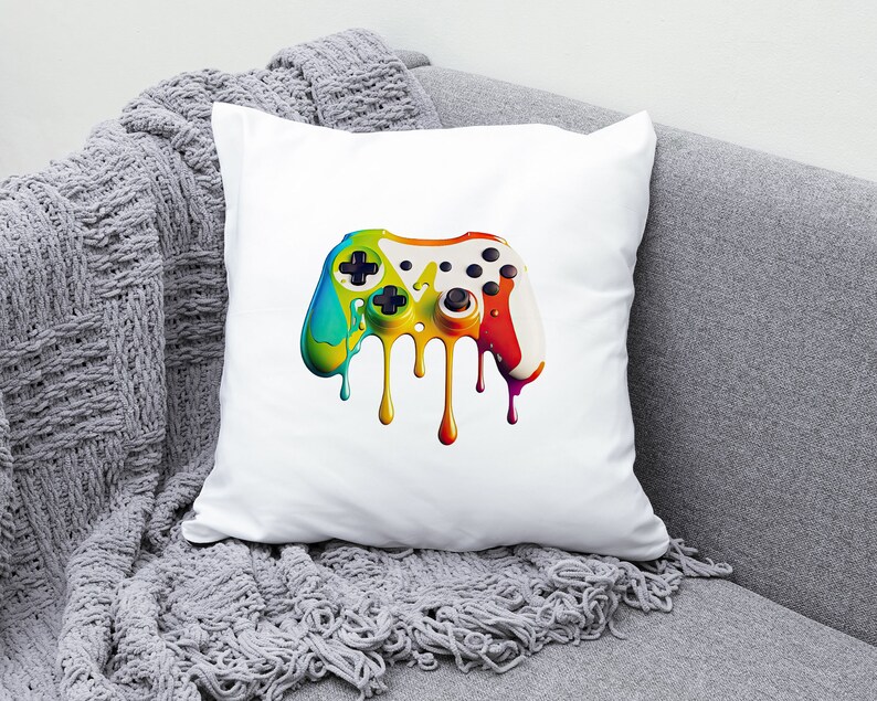 Melting Gaming Controller Clipart Bundle PNG 10 High Quality Pngs ...