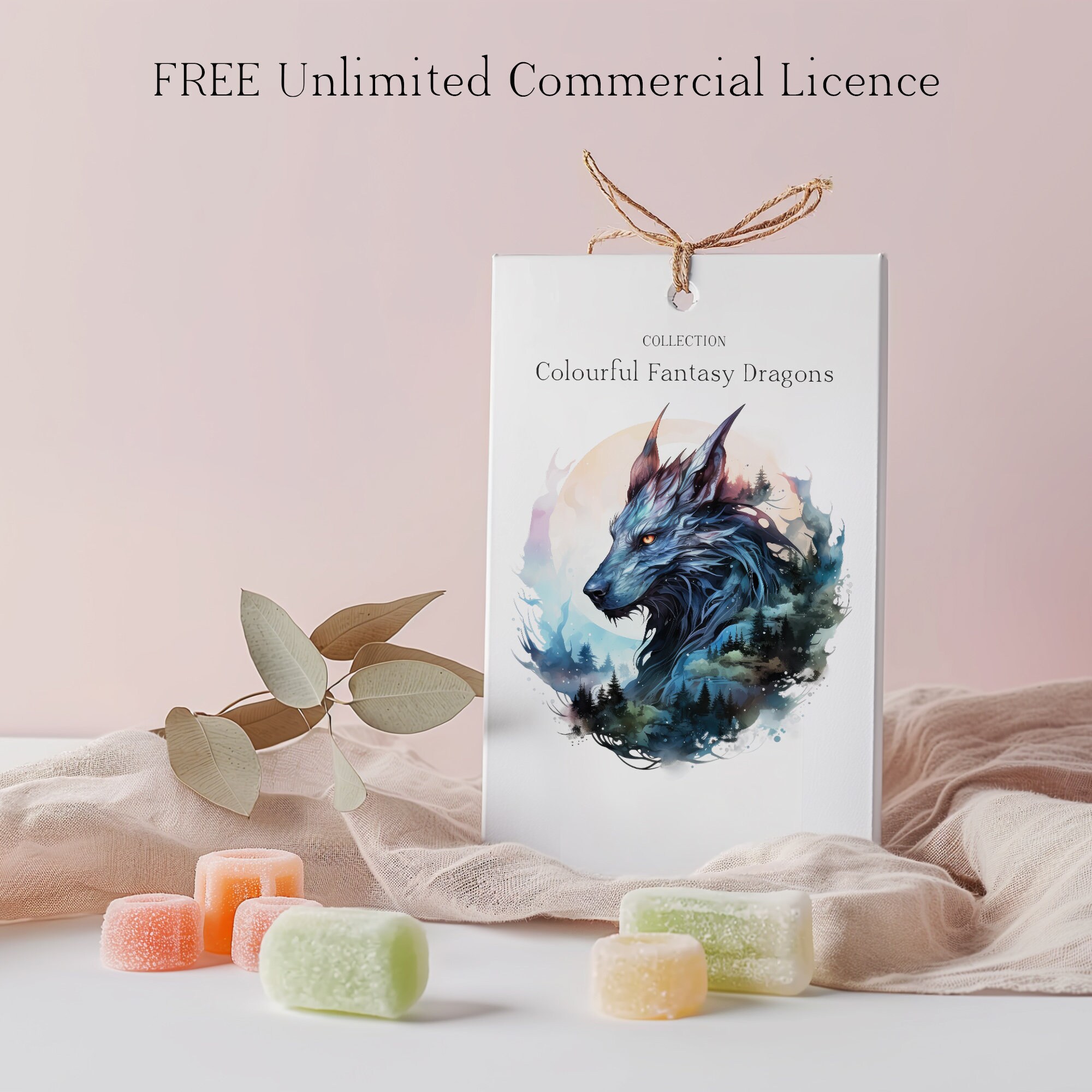 Fantasy Dragon Watercolor Clipart Bundle 21 Transparent PNG Images ...