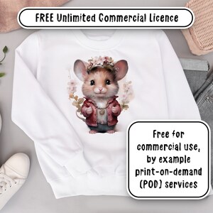 Cute Mice Watercolor Clipart Bundle - 57 Transparent PNG Images ...