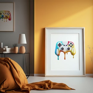 Melting Gaming Controller Clipart Bundle PNG 10 High Quality Pngs ...