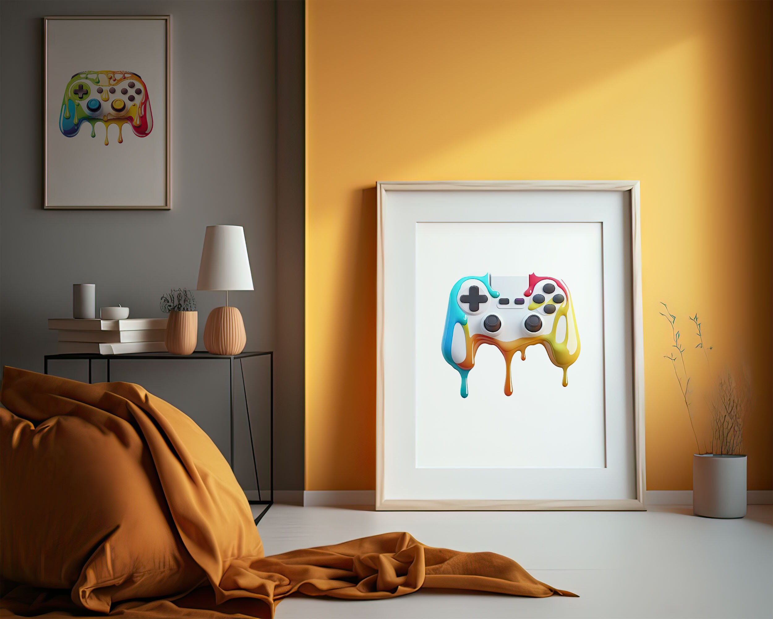 Melting Gaming Controller Clipart Bundle PNG 10 High Quality Pngs ...