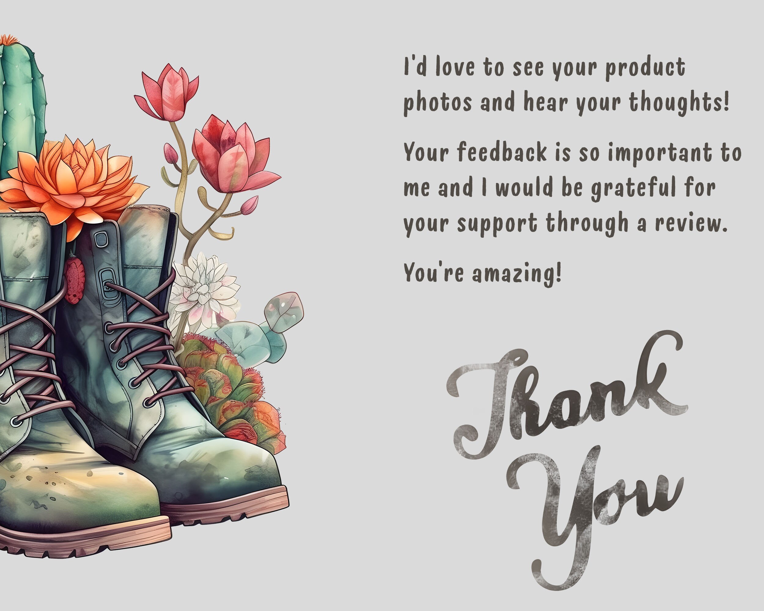 Cute Cactus Boots Clipart Bundle PNG Suitable for - Etsy