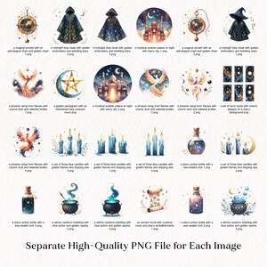 Witchcraft Clipart Bundle - Arabian Night Witch, Magic Clip Art PNG ...